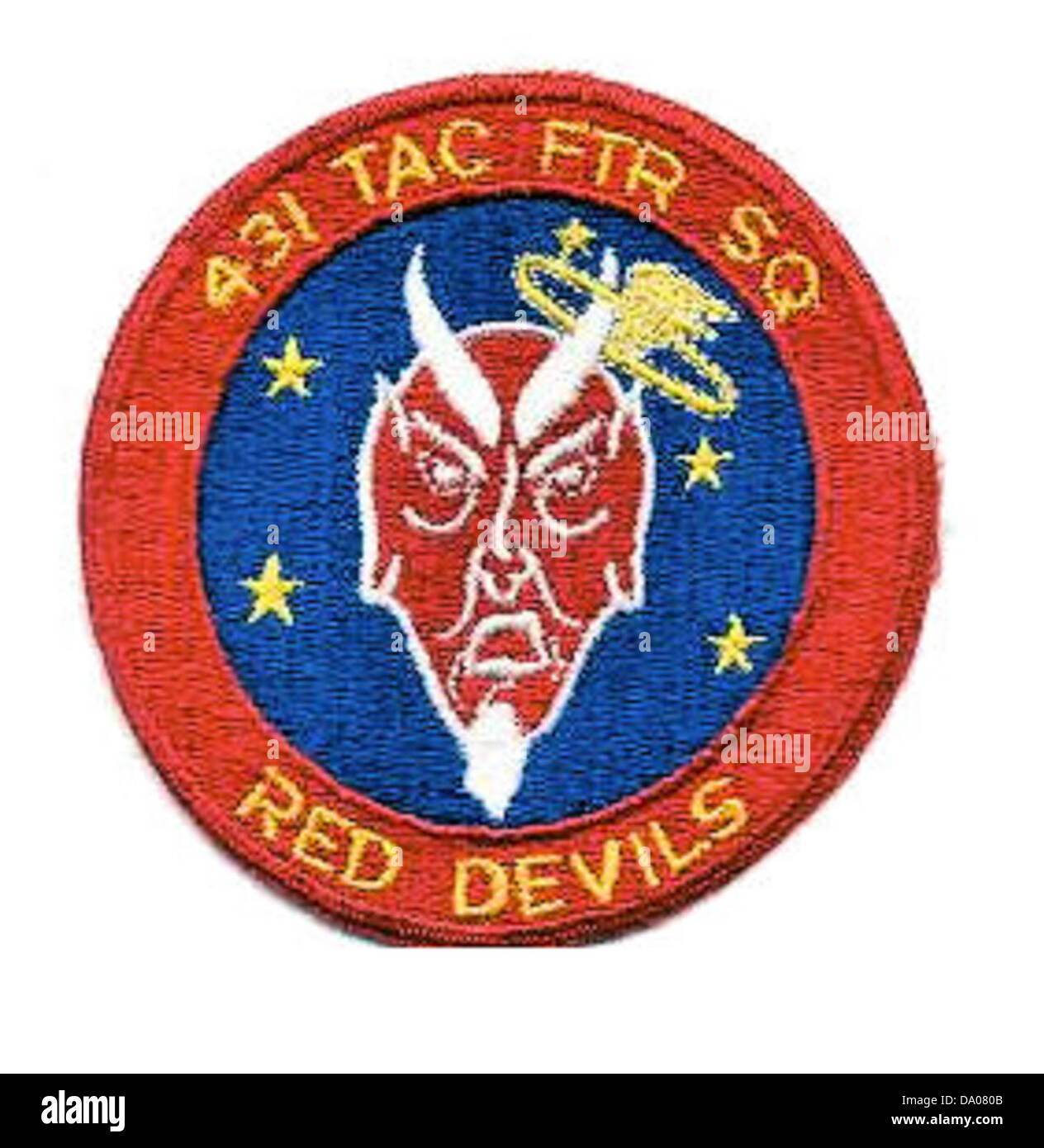 The 431st Fighter-Interceptor Squadron patch represents the squadron's mission in air defense ...