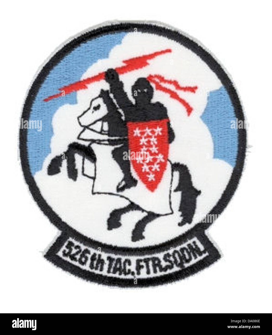 The 526th Fighter Squadron (FS) emblem features a distinct design ...