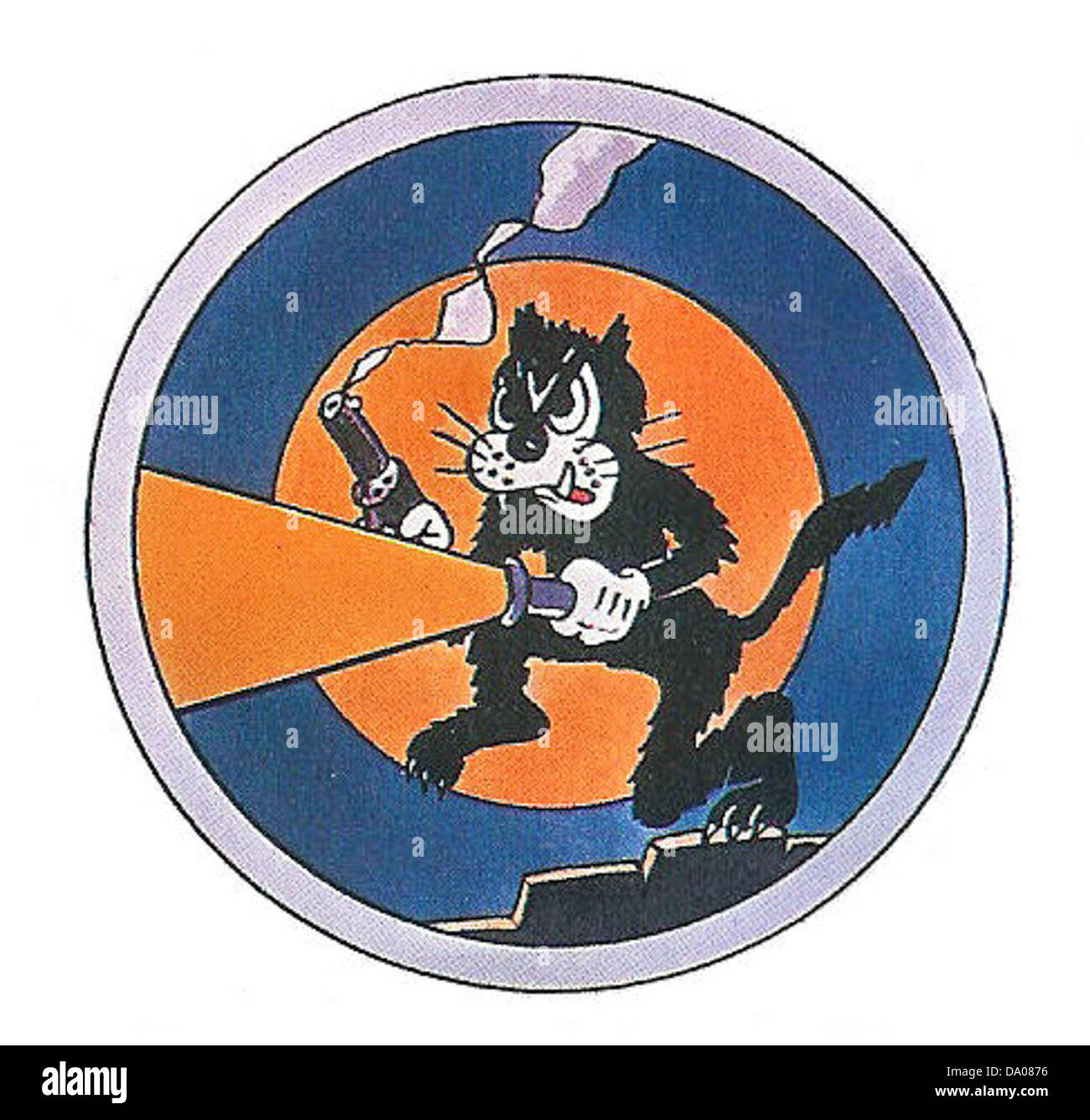 The 548th Night Fighter Squadron (NFS) emblem represents the unit's ...