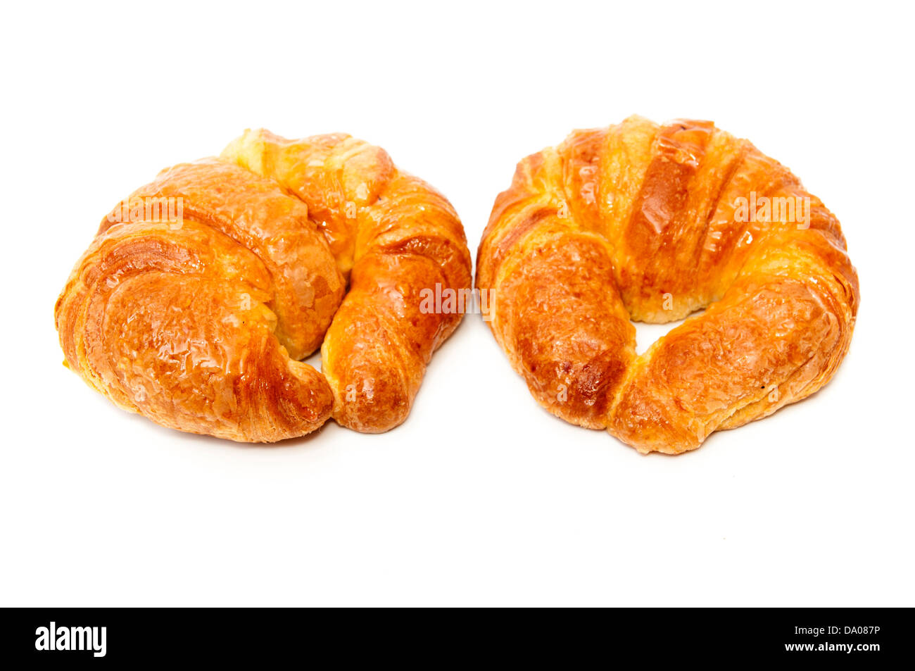 no chocolate croissants on a white background Stock Photo - Alamy