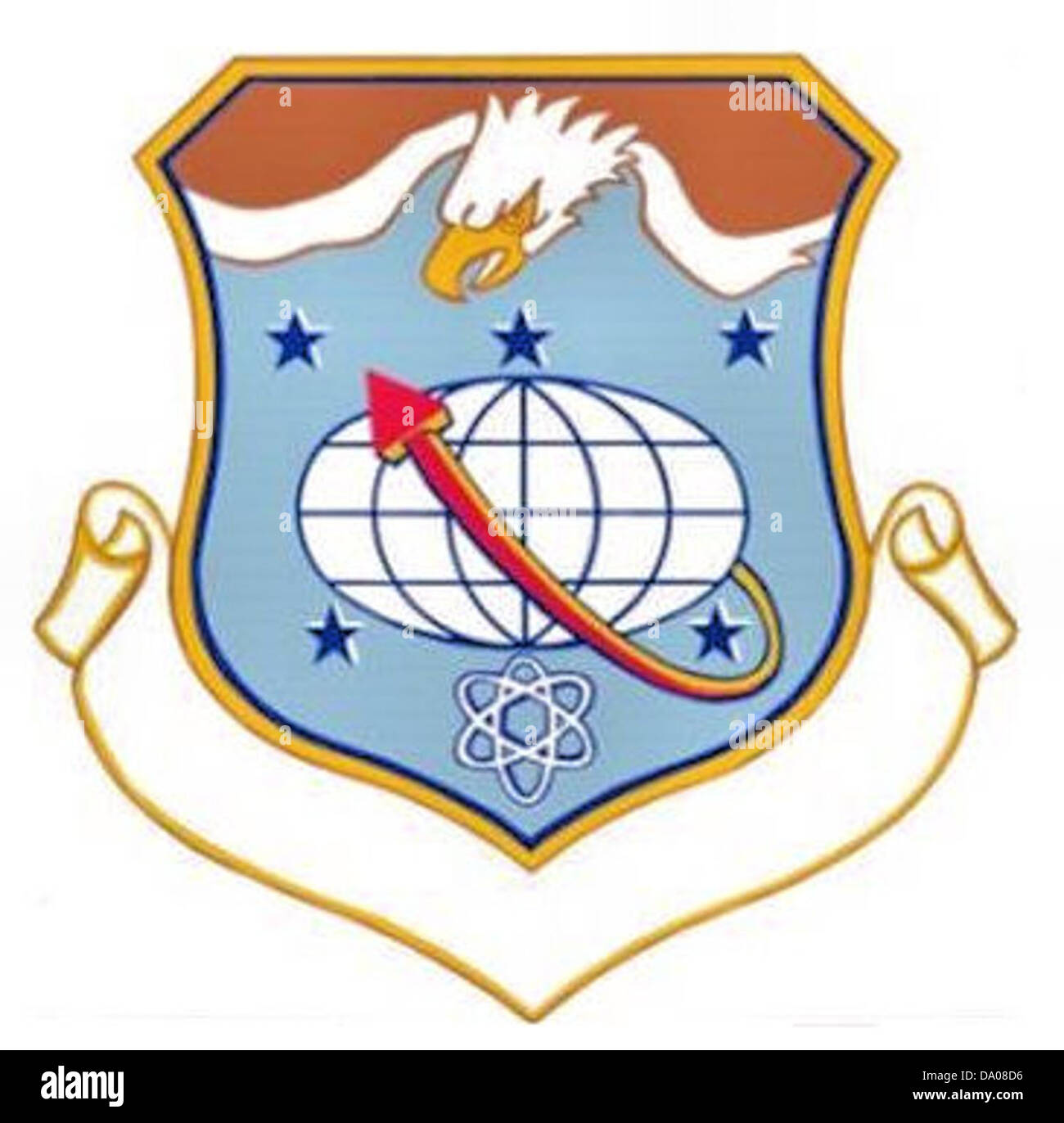 The 820th Strategic Aerospace Defense Squadron (SAD) emblem represents ...