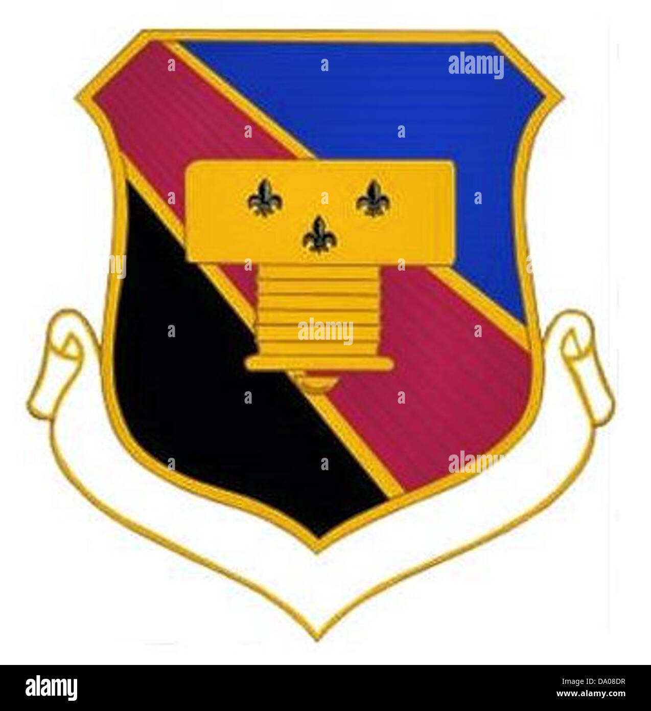 The 837th Air Division's emblem represents its role in air defense and ...