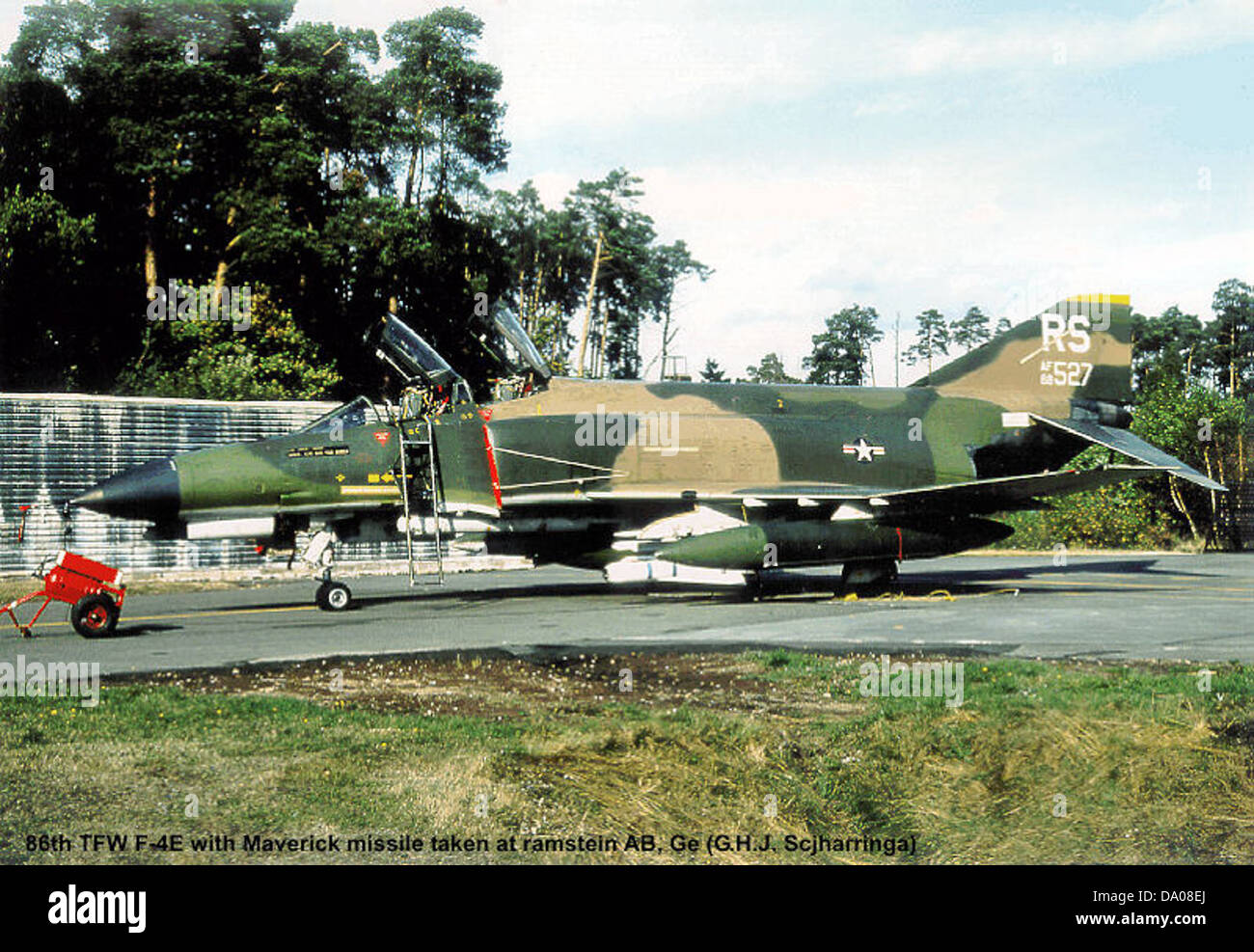 The 86th Tactical Fighter Wing operated the F-4E Phantom II, a ...