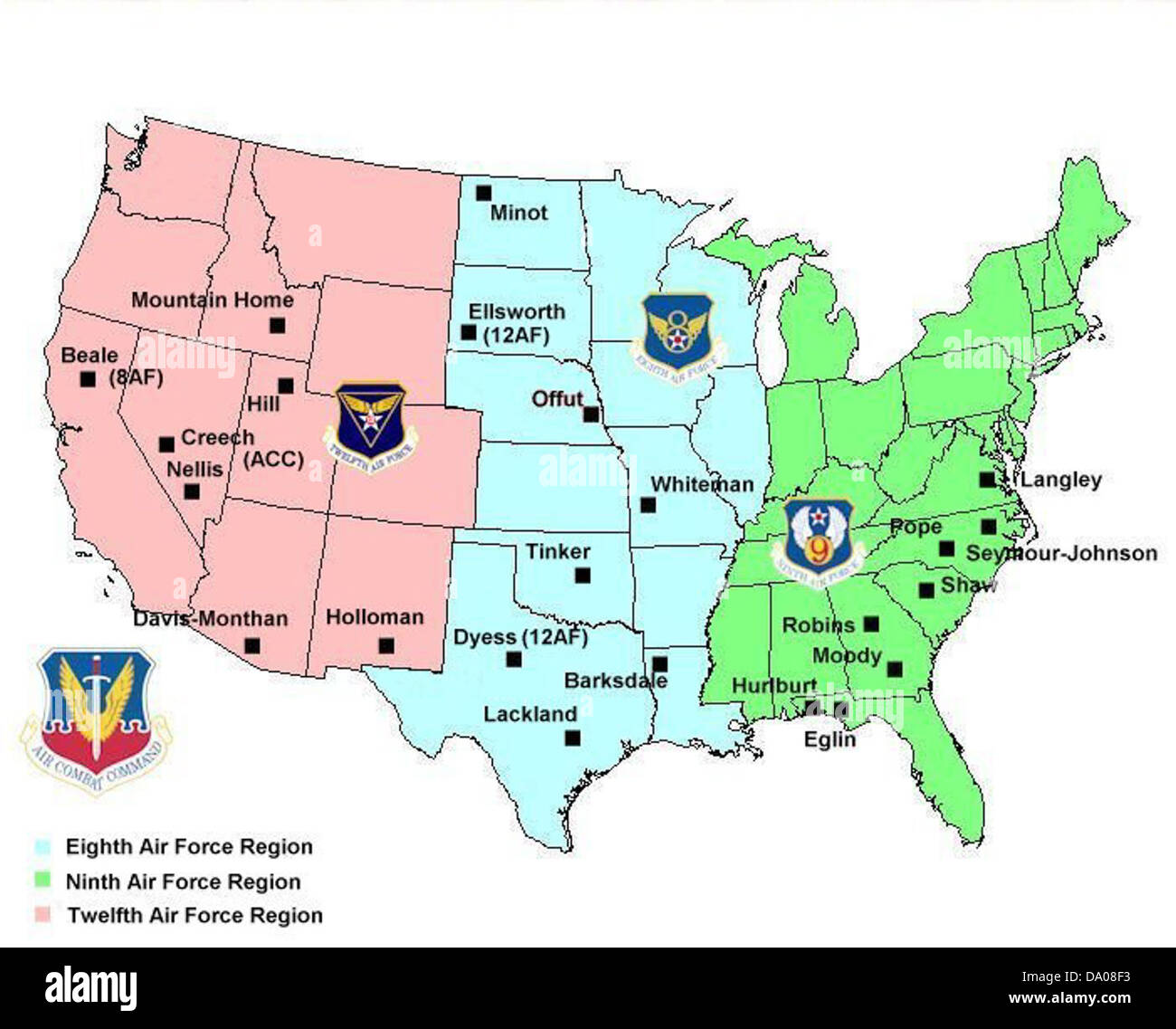 The ACC regions represent the different geographic areas where the U.S ...