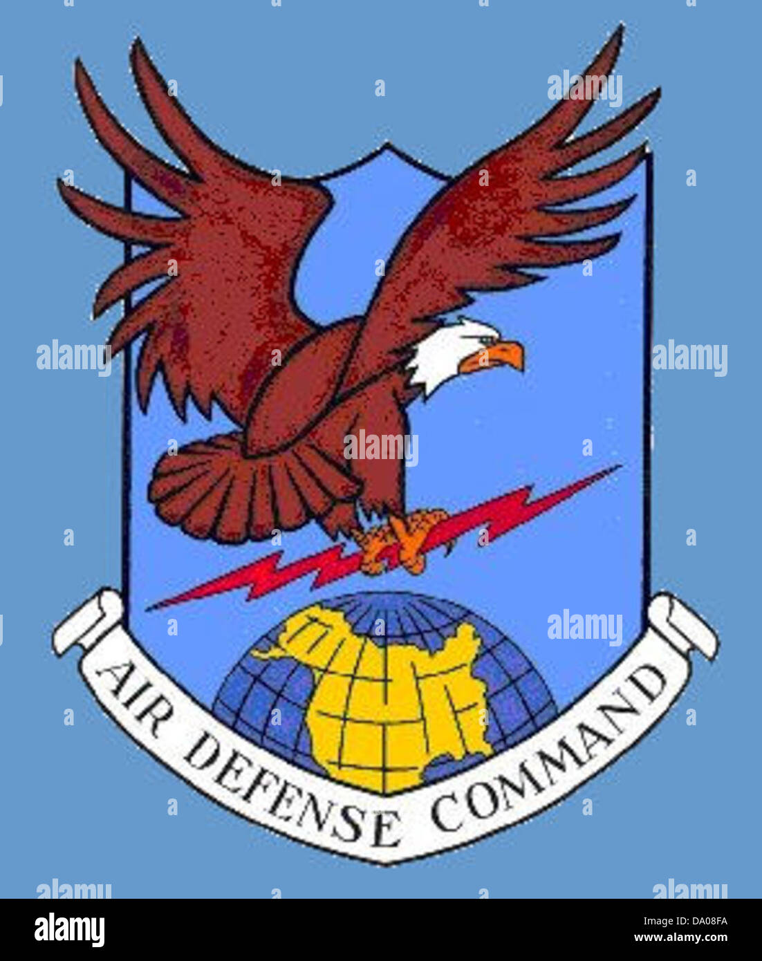 The ADC logo represents the Air Defense Command, which was responsible ...