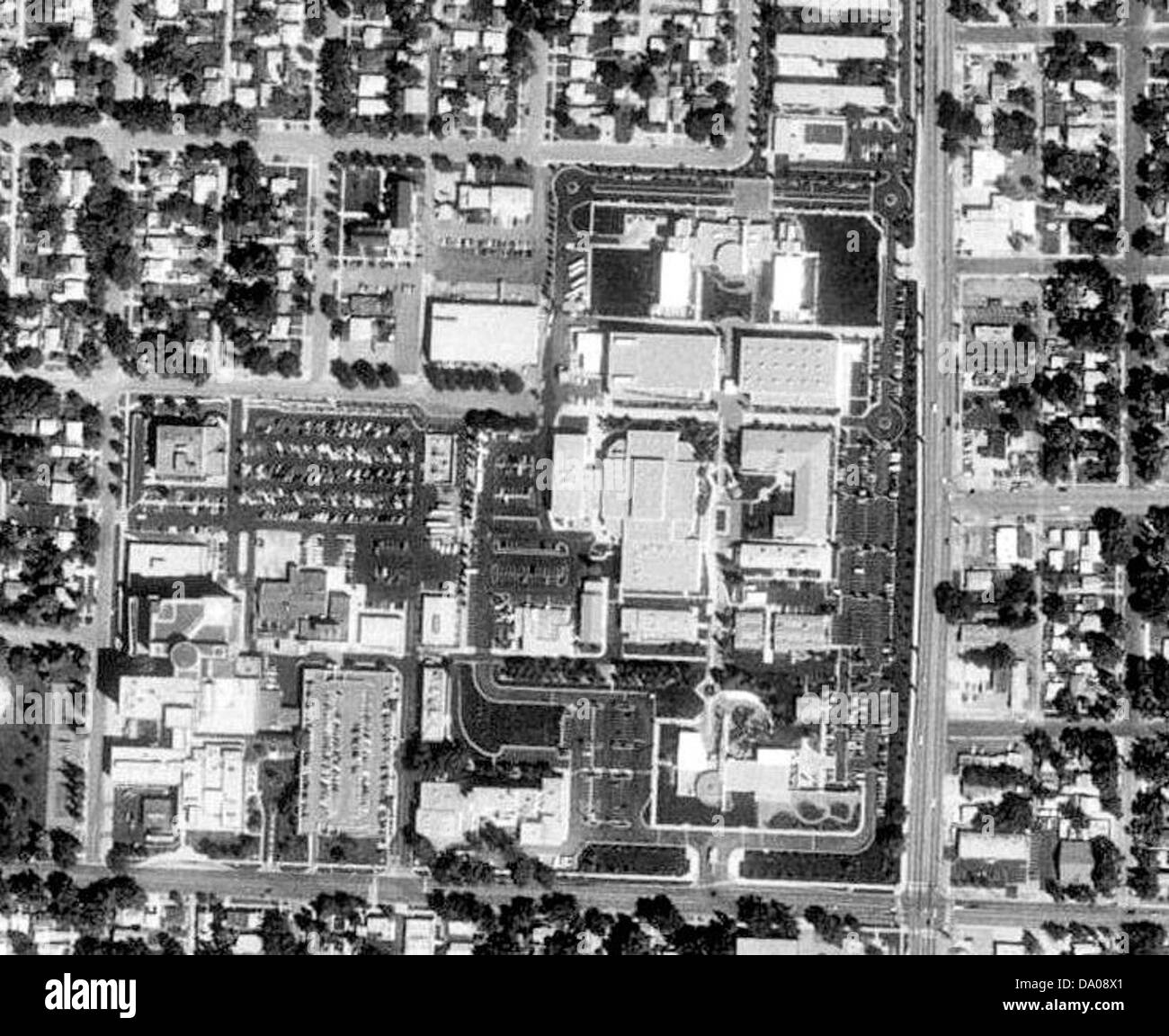 Aerial view of Ent Air Force Base, Colorado, captured on September 4 ...