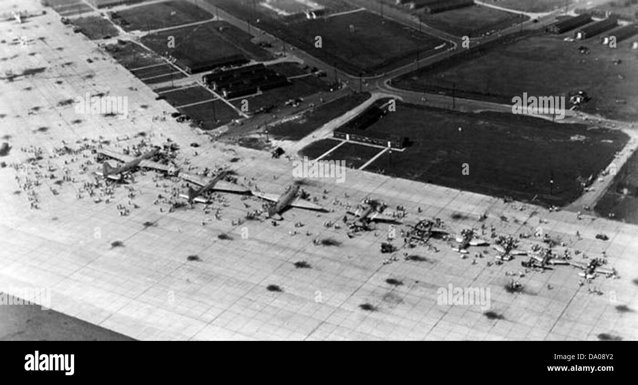 The GAAF open house in September 1945 showcased various military ...