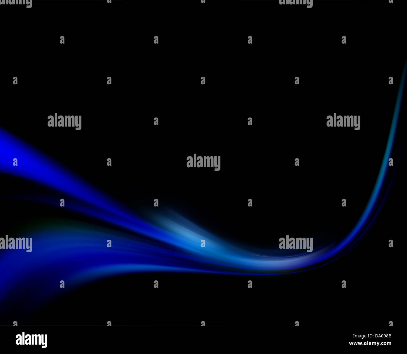 Abstract blue background with a flowing effect Stock Photo - Alamy