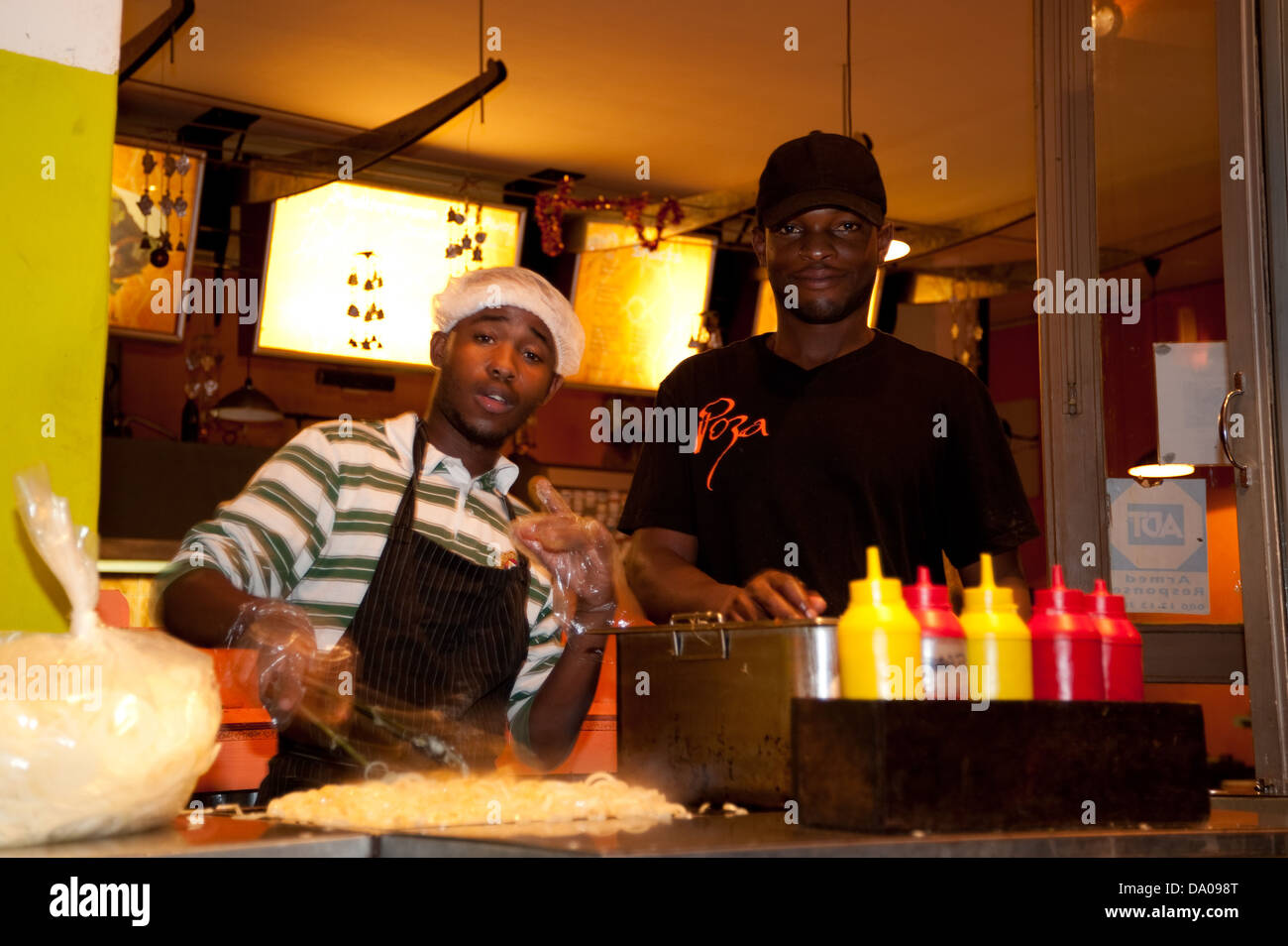 Man braaing boerewors sausage hi-res stock photography and images - Alamy