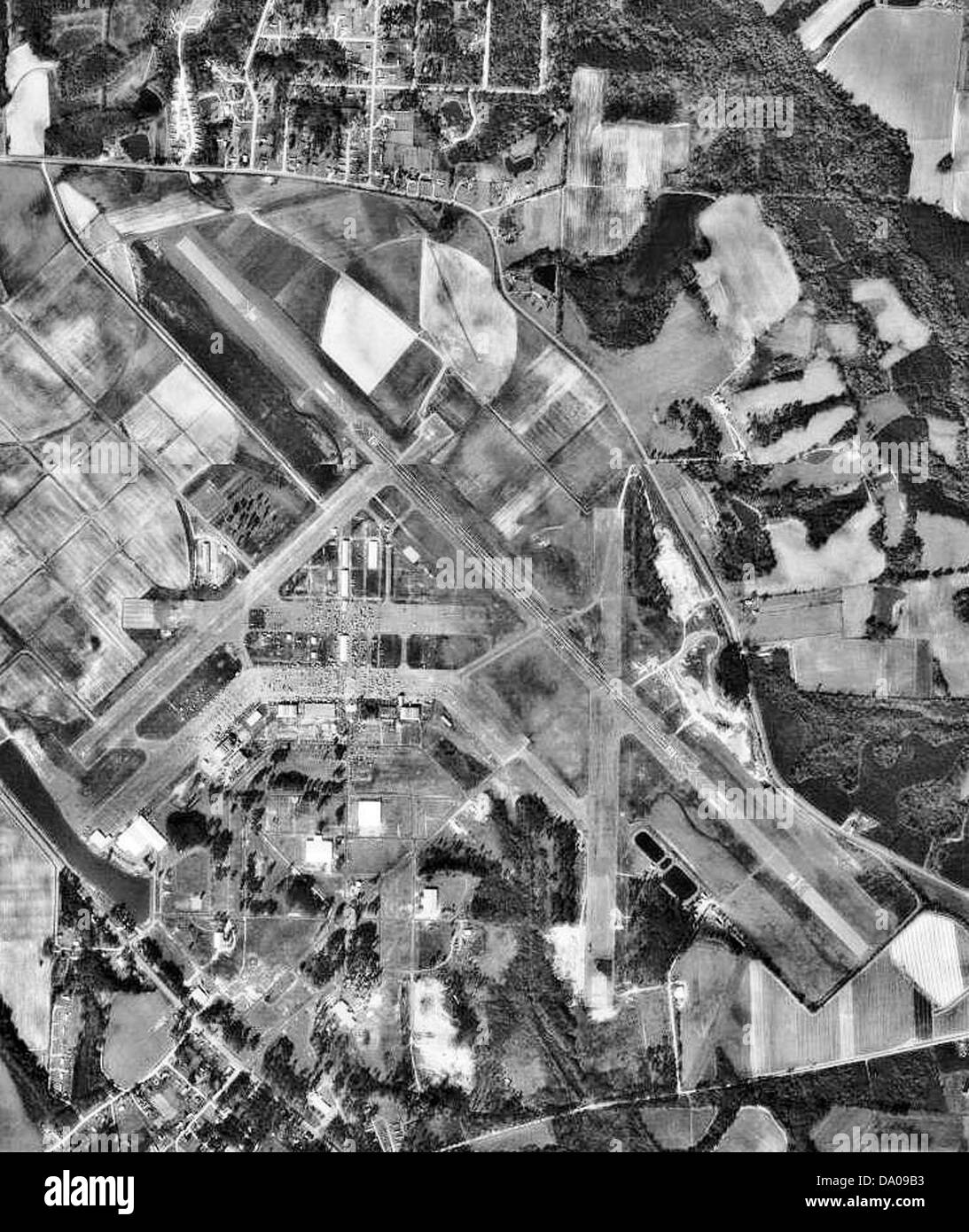 A photograph taken at Spence Airfield on January 31, 1993, depicting ...