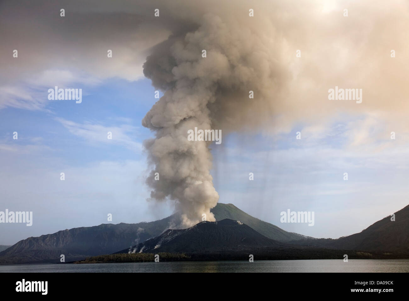 Mt. Tavurvur volcanoe, Rabaul, New Britain Island, Papua New Guinea ...