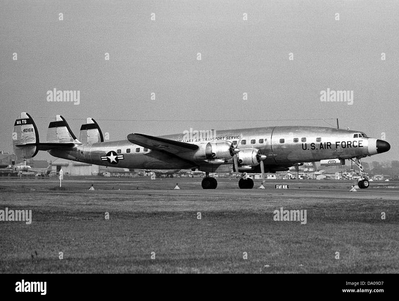 The USAF C-121, tail number 54-0168, was a versatile cargo aircraft ...