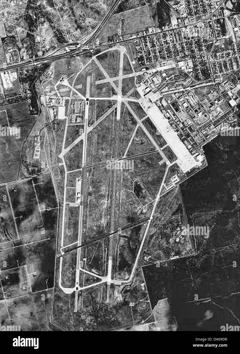 A photograph of Webb Air Force Base taken on February 15, 1997, showing ...