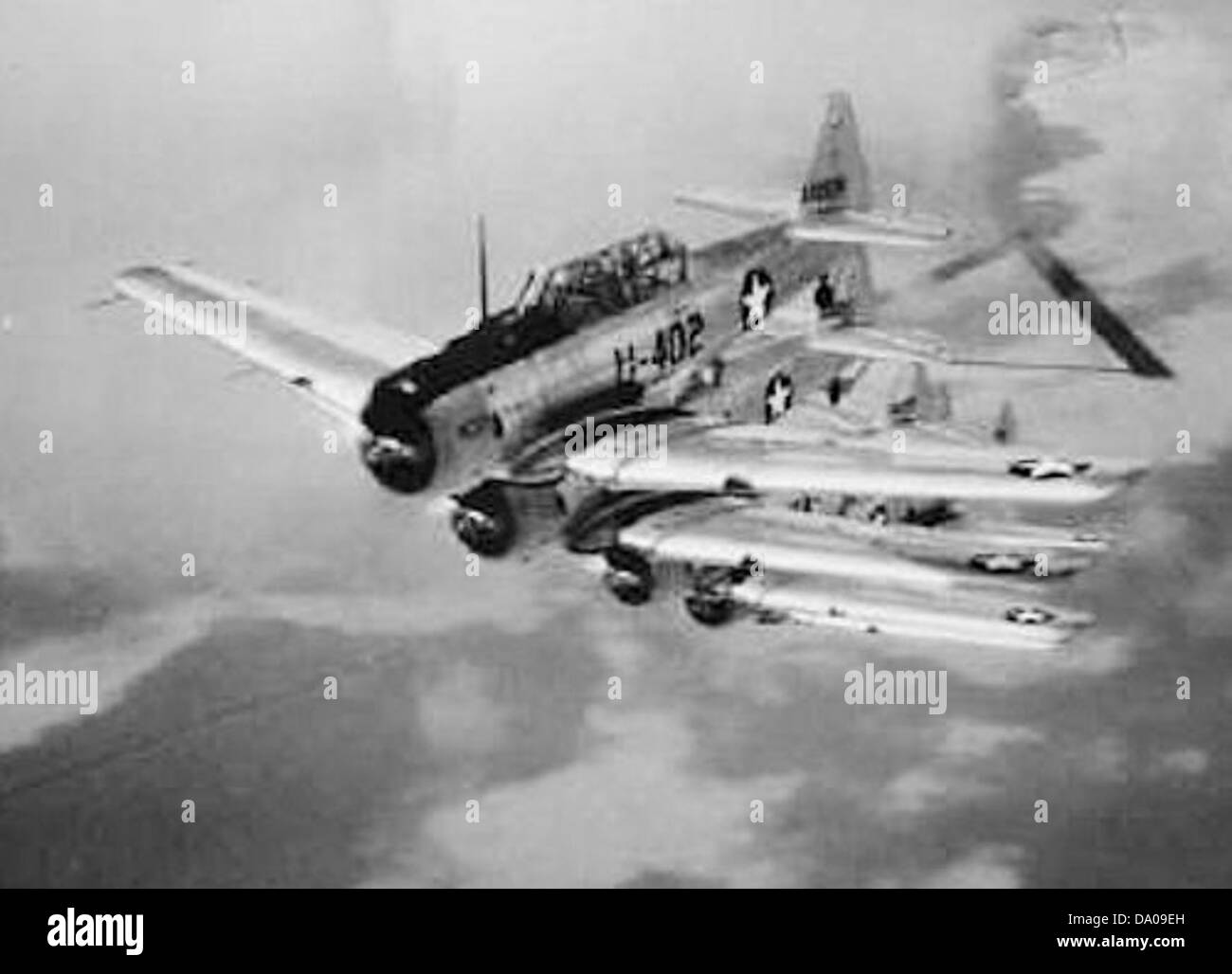 Yuma Army Airfield (AAF) in Arizona, pictured with AT-6 aircraft ...