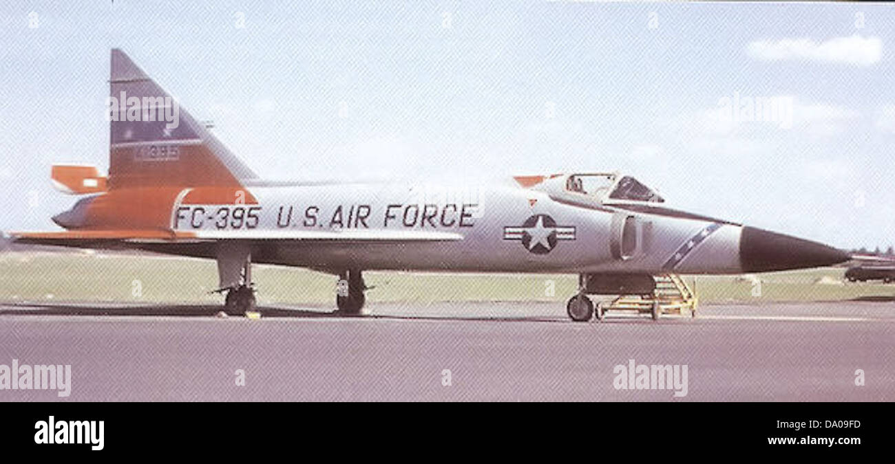 The 14th Fighter Interceptor Group operated the F-102 Delta Dagger in ...