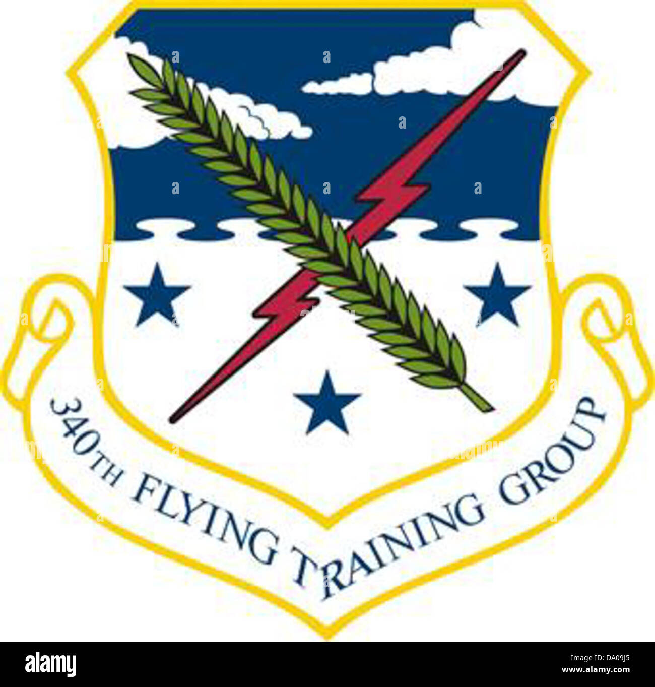 The 340th Fighter Training Group's emblem represents the group's ...