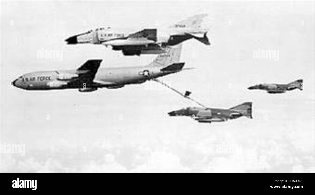 The 384th Air Refueling Squadron, equipped with the KC-135 Stratotanker ...