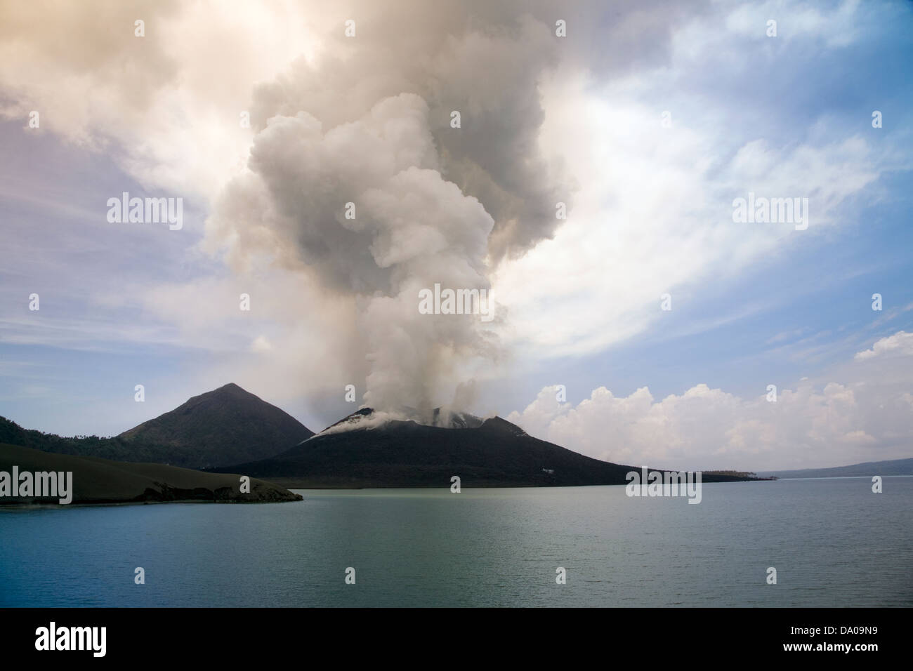 Mt. Tavurvur volcanoe, Rabaul, New Britain Island, Papua New Guinea ...