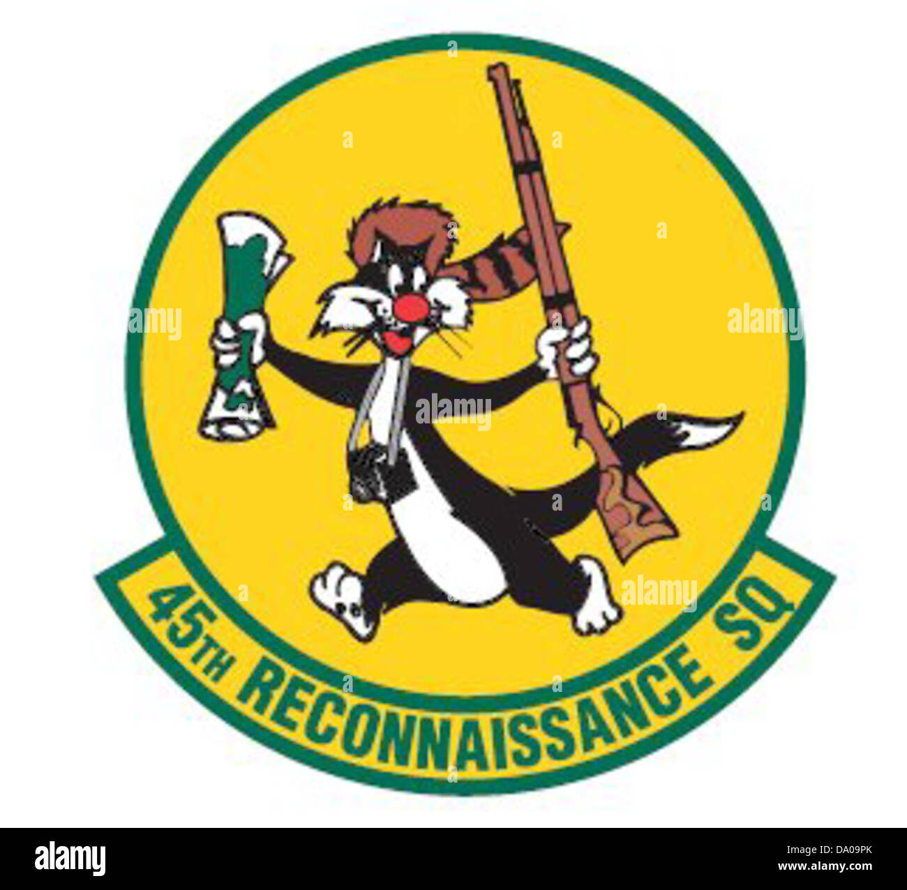 The 45th Tactical Reconnaissance Squadron's emblem symbolizes its role ...