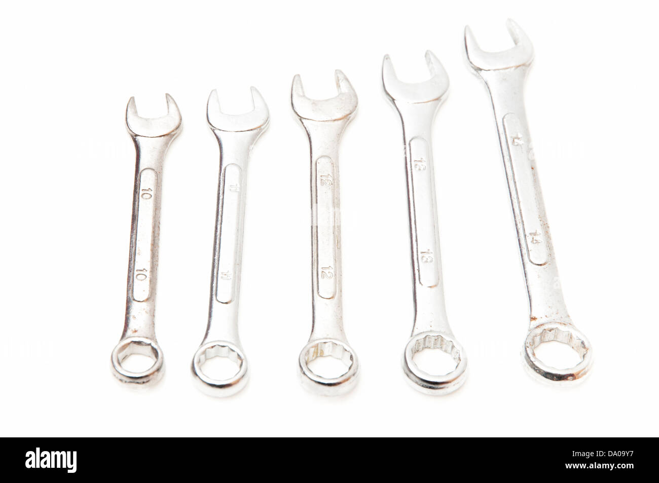 industrial tools on a white background Stock Photo - Alamy