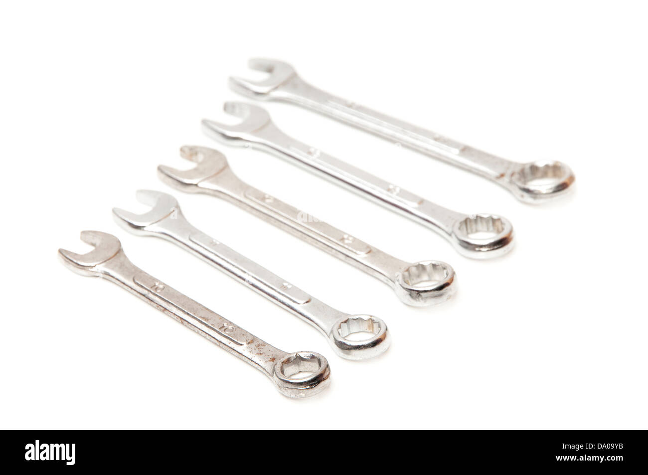 industrial tools on a white background Stock Photo - Alamy