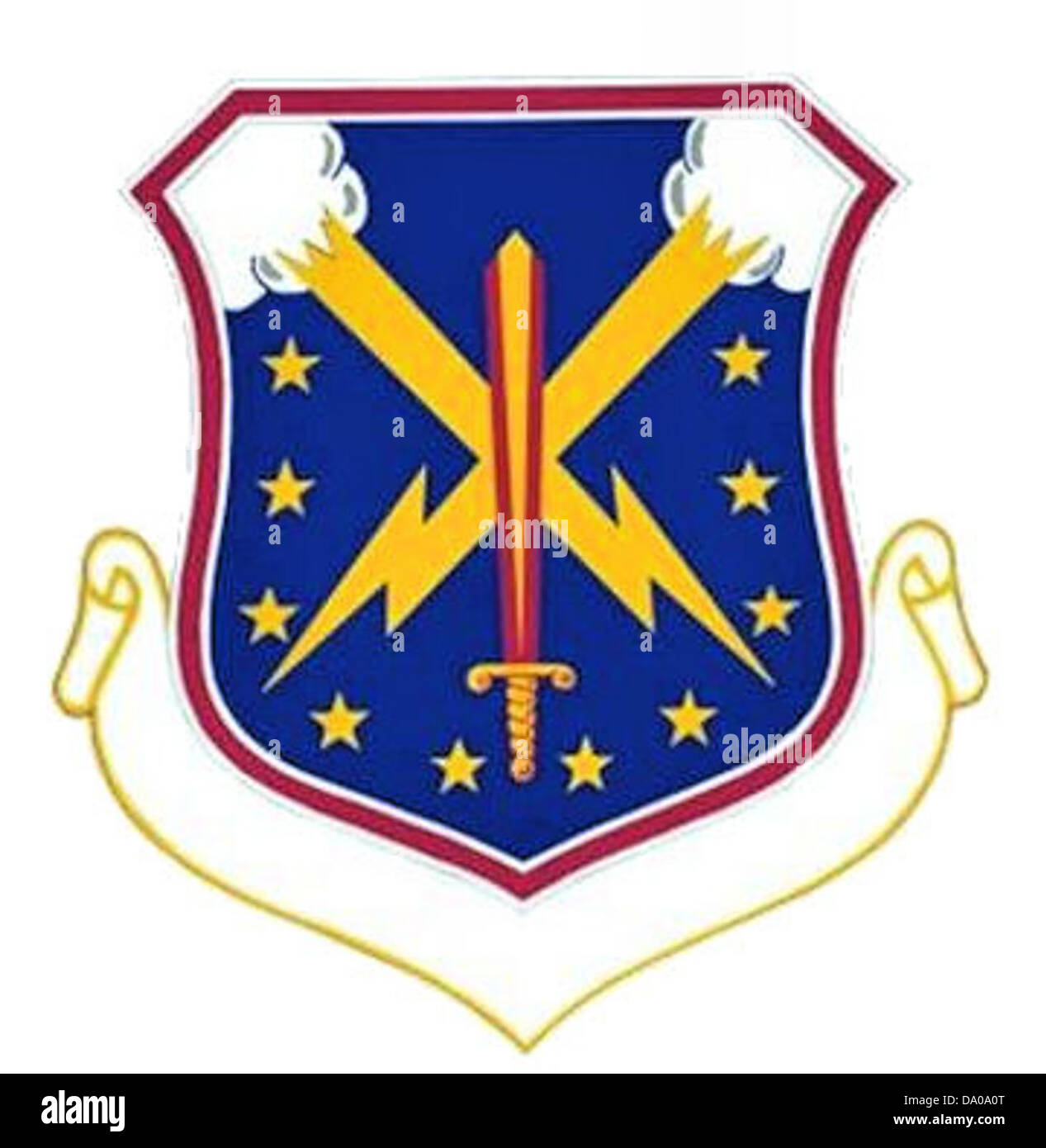 The emblem of the 831st Air Division represents the division's mission of supporting air defense ...