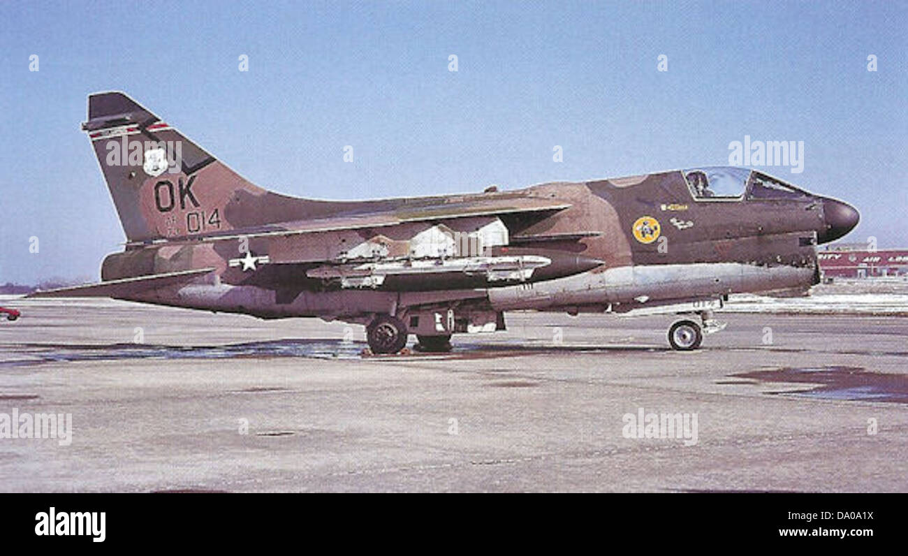 The 125th Tactical Fighter Squadron operated the A-7D Corsair II, a ...