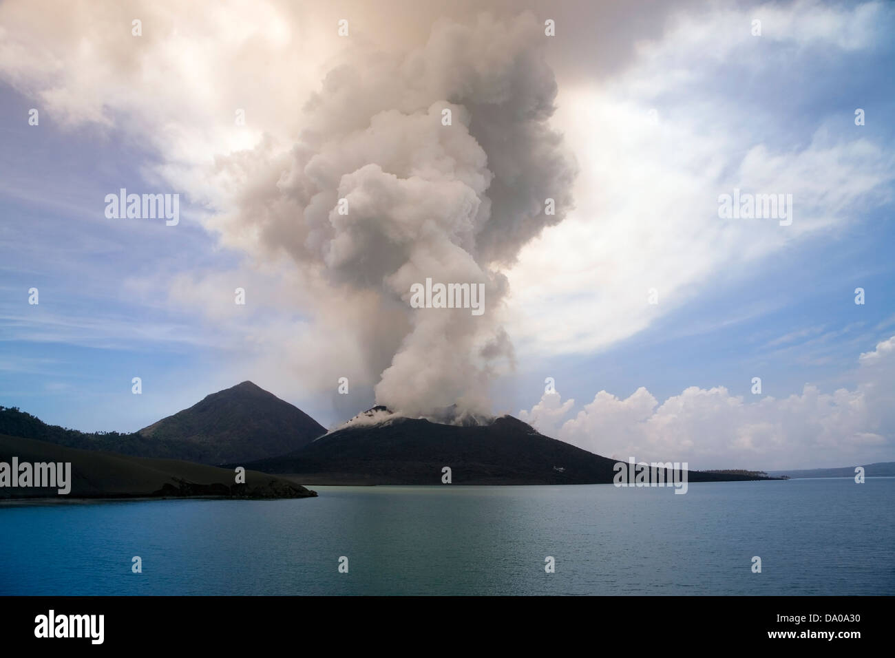 Mt. Tavurvur volcanoe, Rabaul, New Britain Island, Papua New Guinea ...