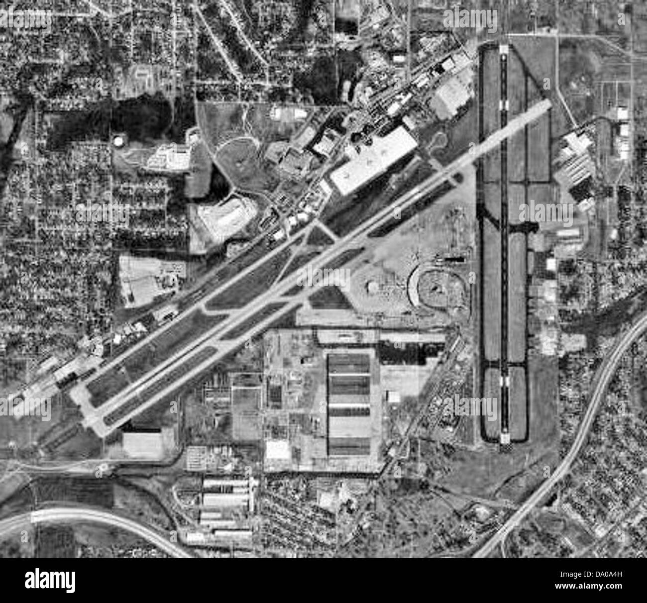 Birmingham International Airport, located in Alabama, was photographed ...