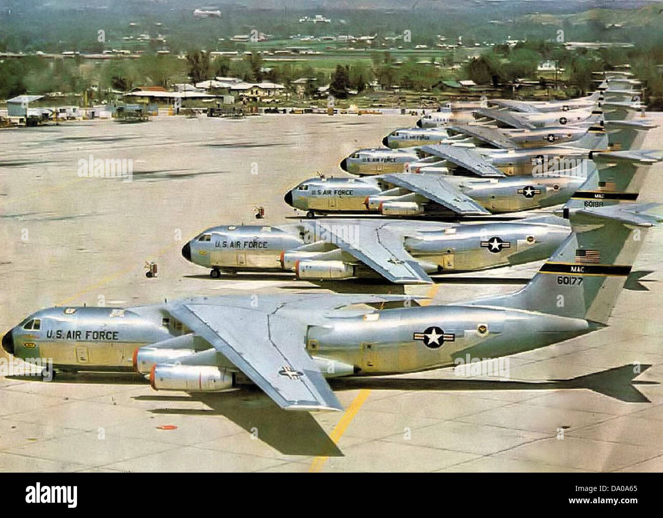 The C-141 Starlifter, operated by the 63rd Military Airlift Wing at ...