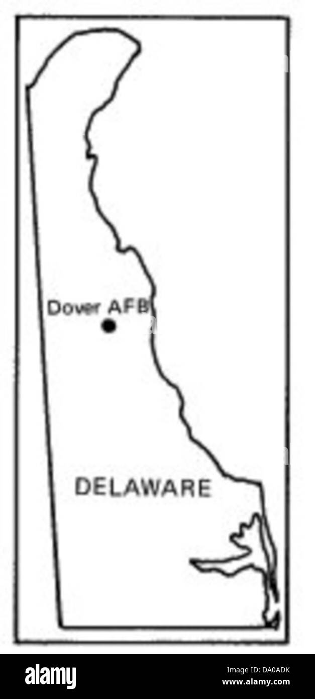 This map of Dover Air Force Base provides an overview of the airfield's ...