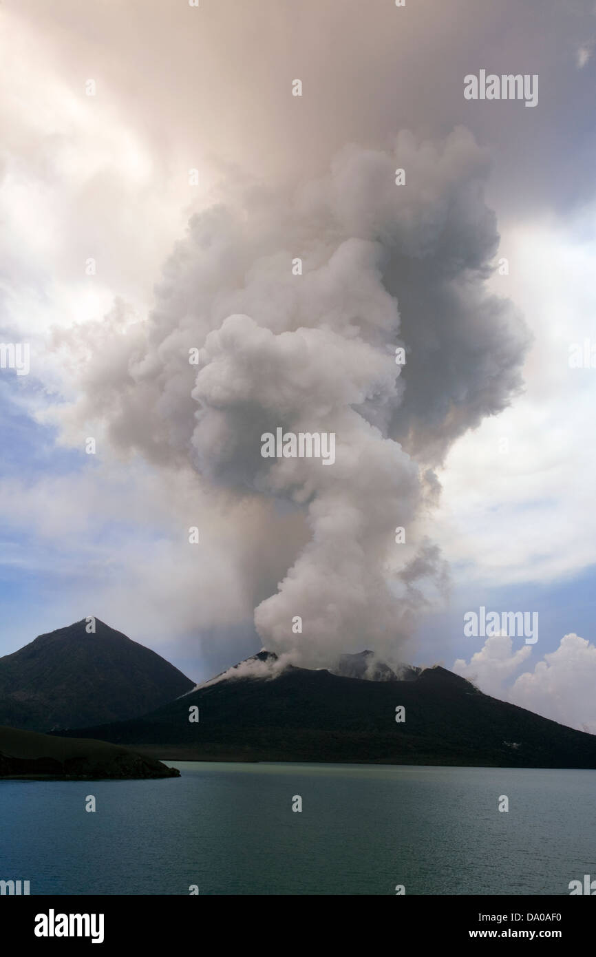 Mt. Tavurvur volcanoe, Rabaul, New Britain Island, Papua New Guinea ...