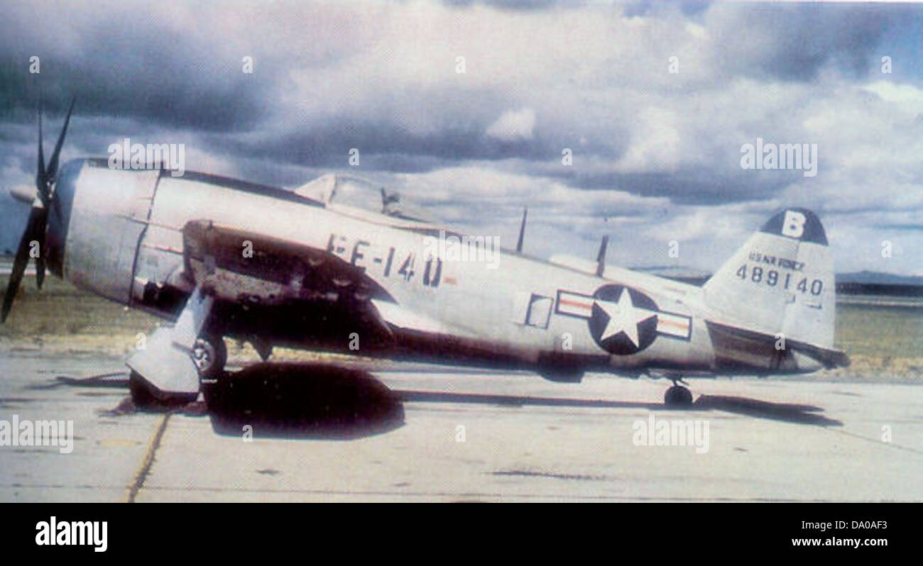 The F-47N Thunderbolt, shown in 1947, was a variant of the P-47 ...