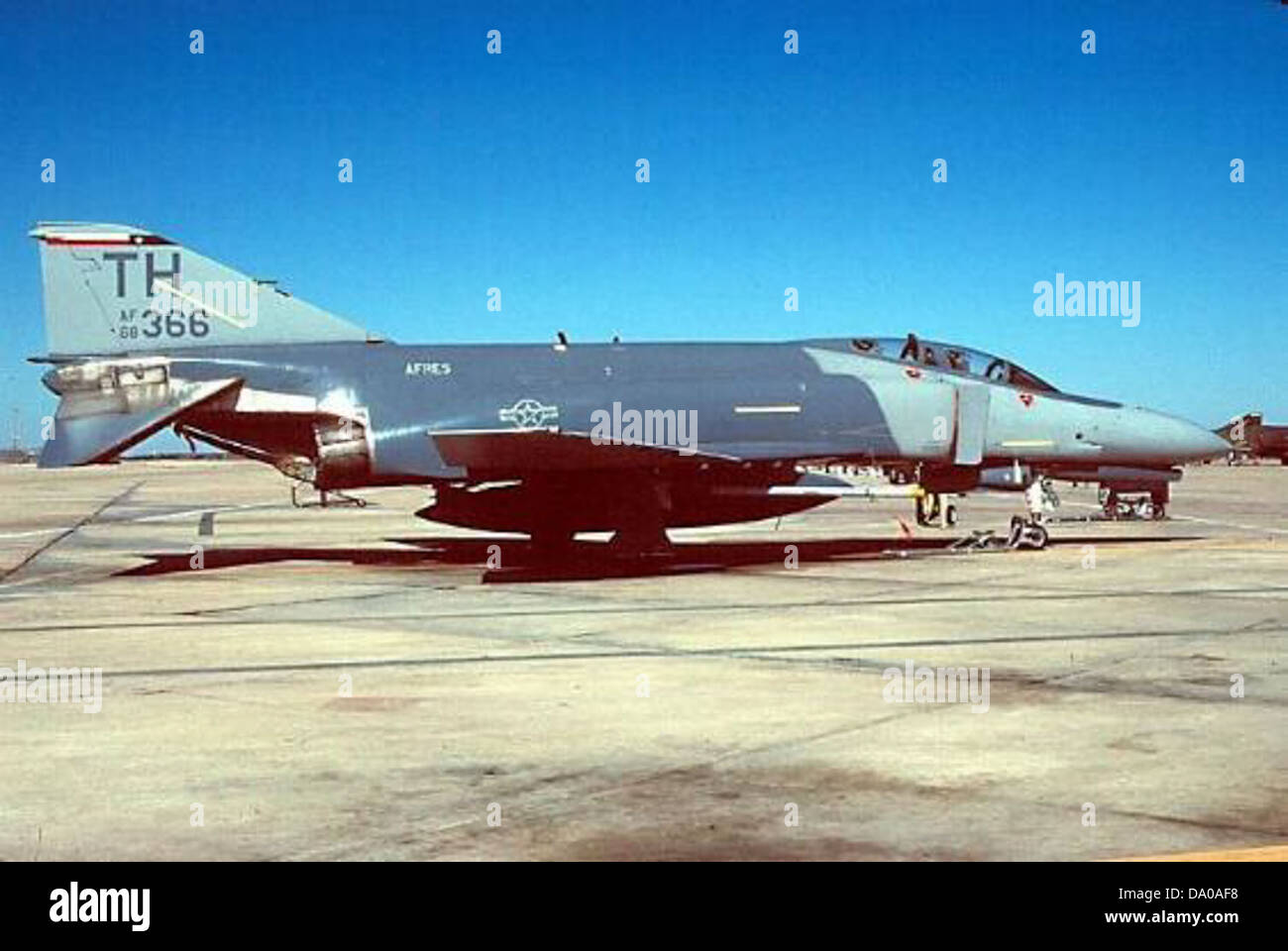The F-4E Phantom II, assigned to the 457th Tactical Fighter Squadron ...