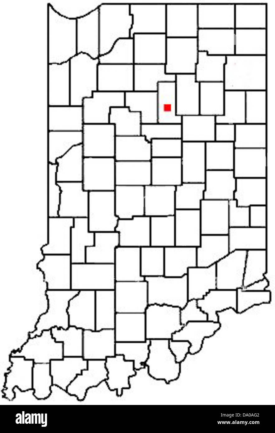 A dot map of Grissom Air Force Base, which was a key military ...