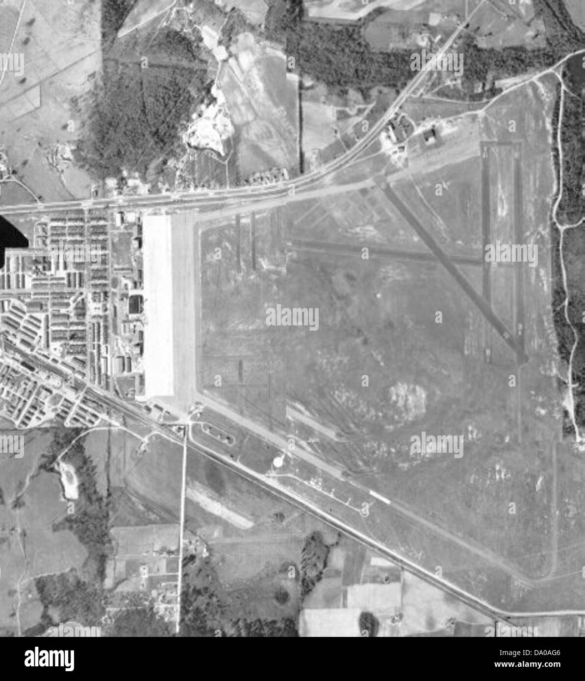 Gunter Air Force Base, Alabama, shown in 1950, was an important ...