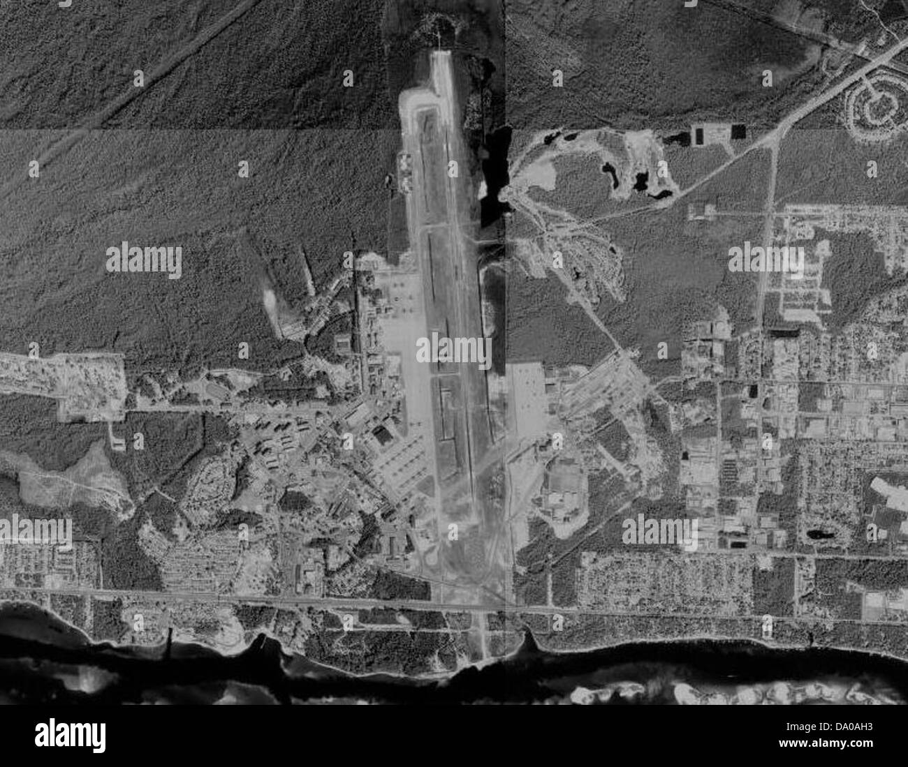Hurlburt Field in Florida, captured on February 15, 1999, serves as an ...