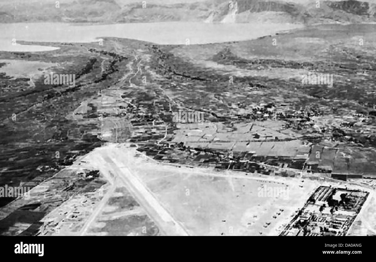 A historical view of Kunming, China, in 1944, showing its role as a ...