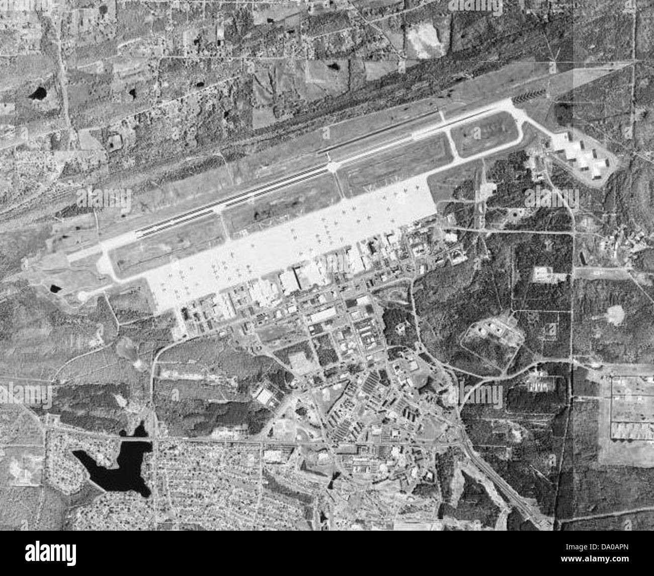 Little Rock Air Force Base in Arkansas, shown on April 5, 2000, serves ...