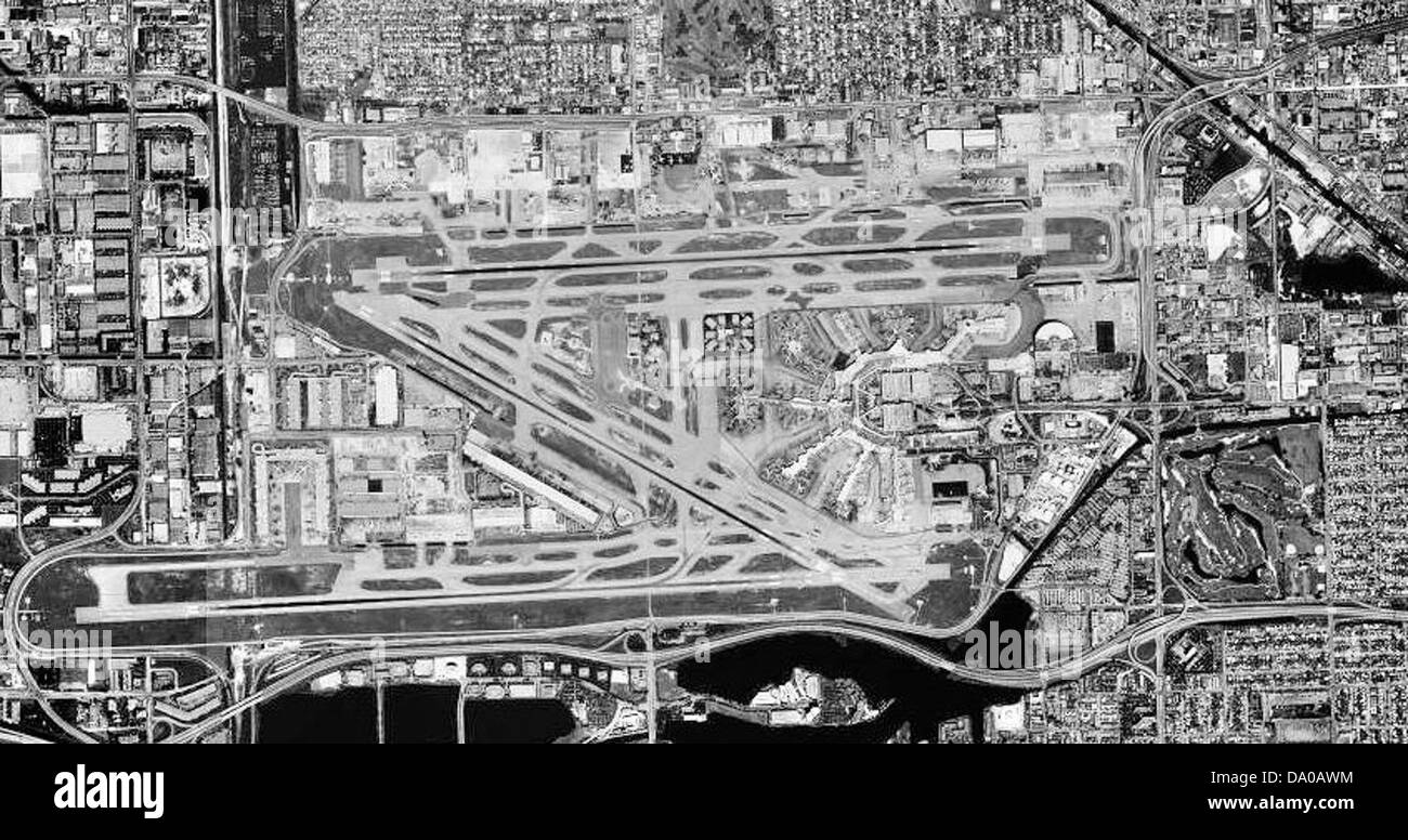A photograph of Miami International Airport (MIA) taken on 28 February ...