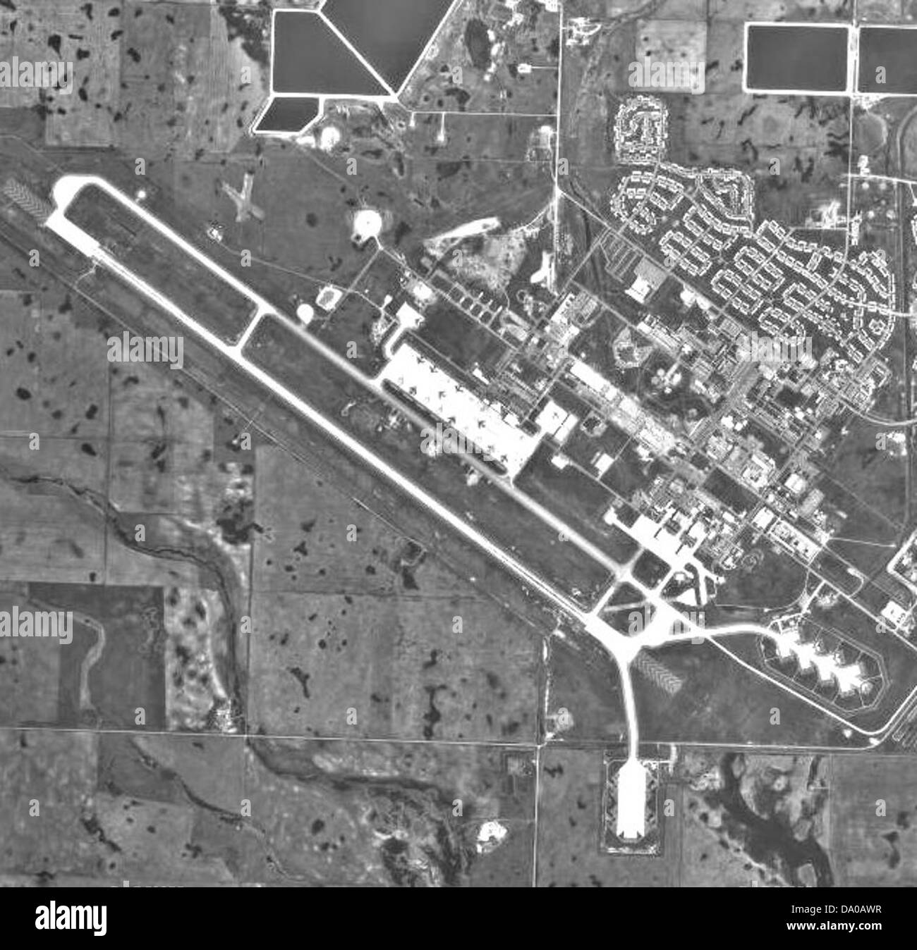 This image from Minot Air Force Base, North Dakota, on May 18, 1995 ...