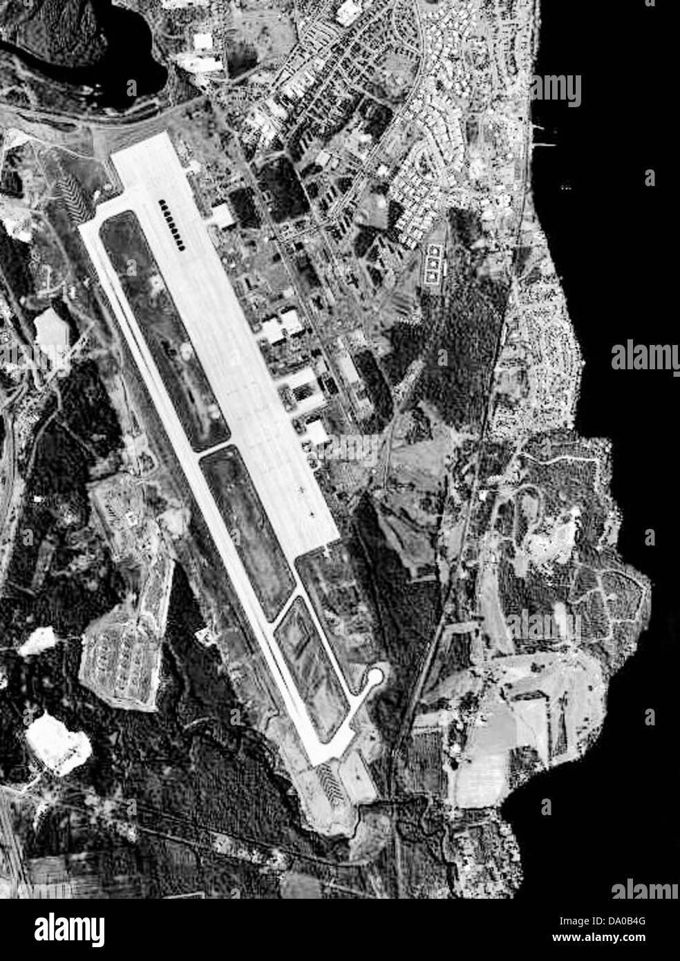 A photograph of Plattsburgh Air Force Base, New York, on May 4, 1994 ...