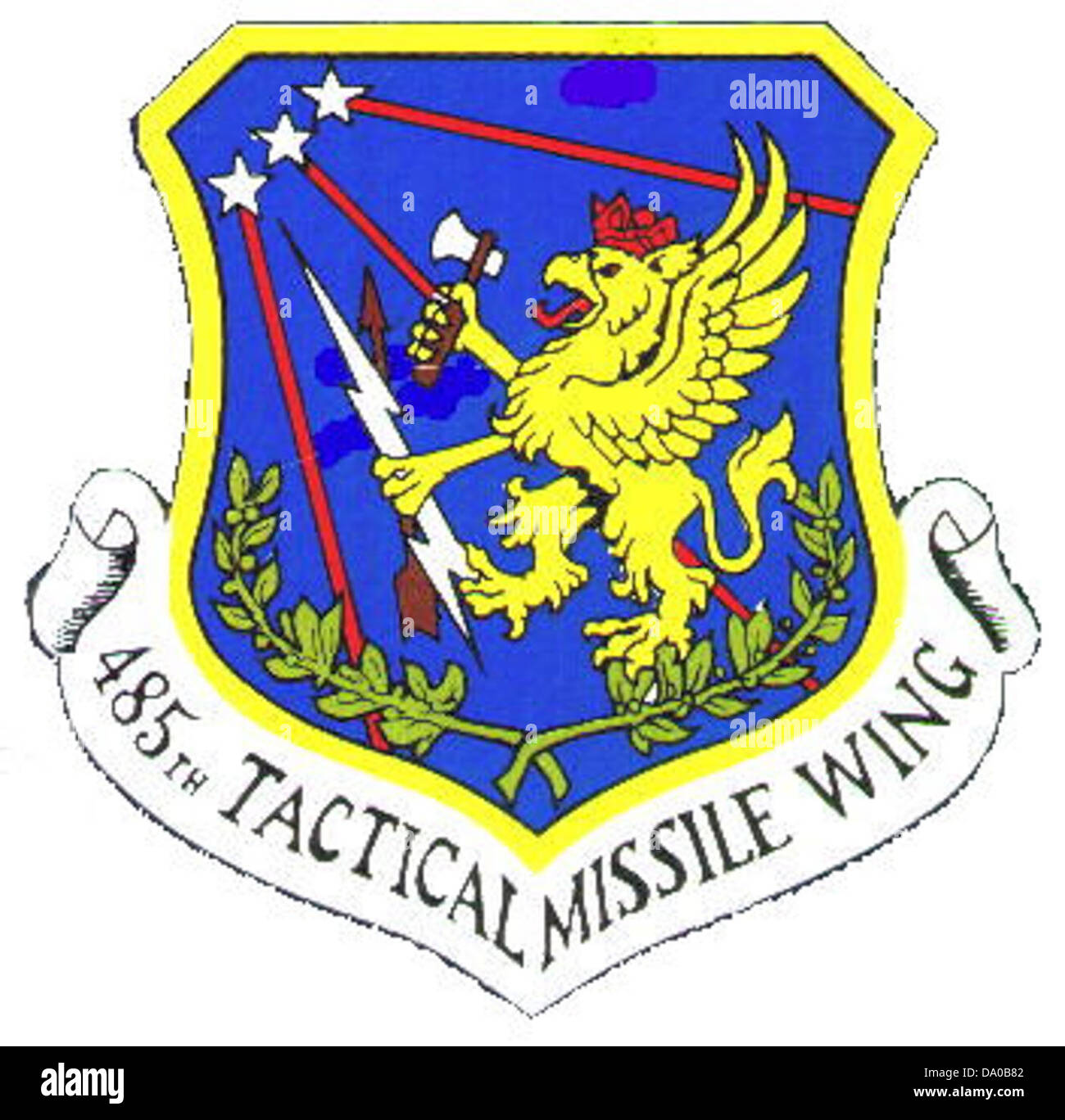 The emblem of the 485th Tactical Missile Wing represents the unit's ...