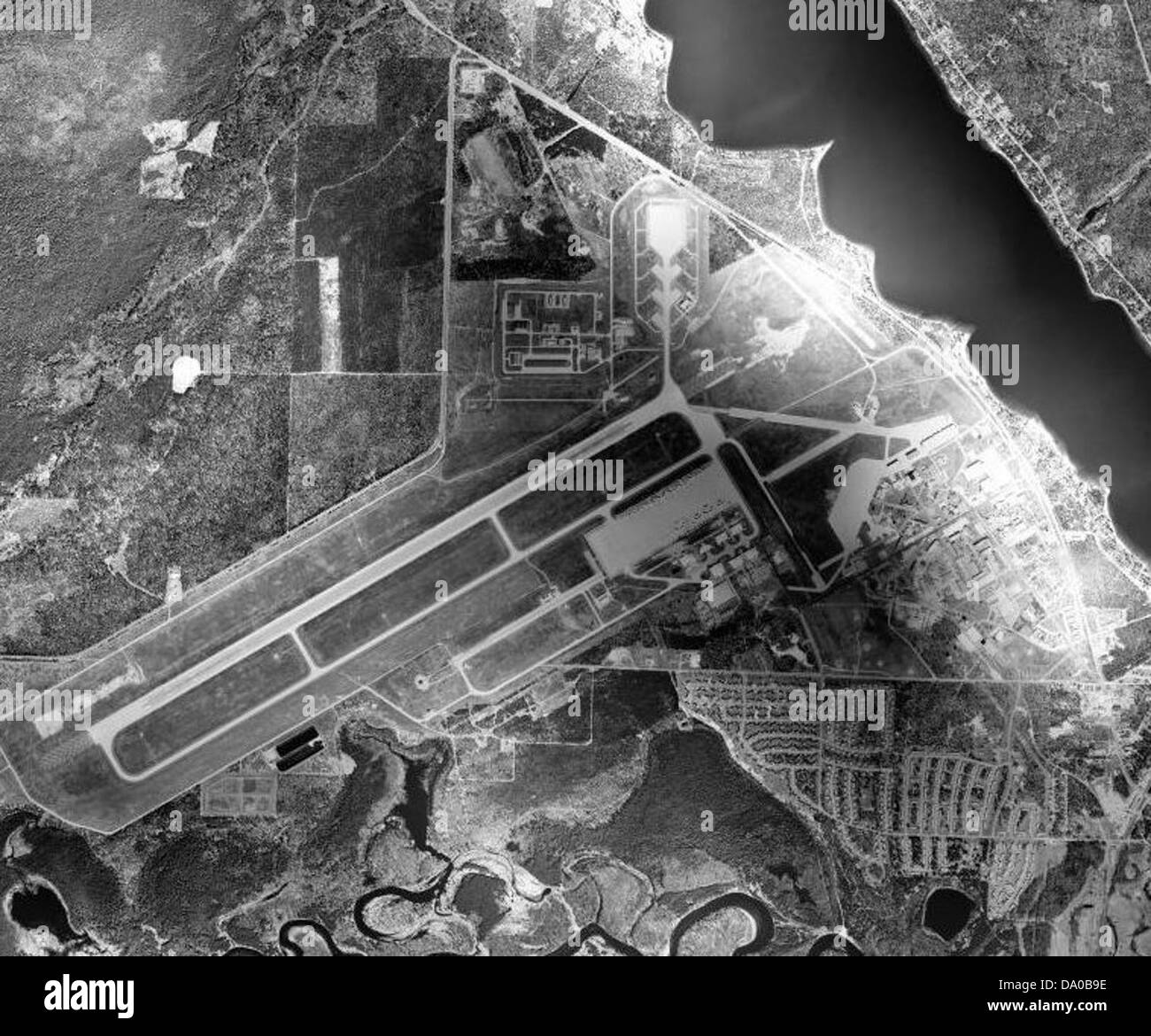 Wurtsmith Air Force Base, shown on April 10, 1999, was a former U.S ...