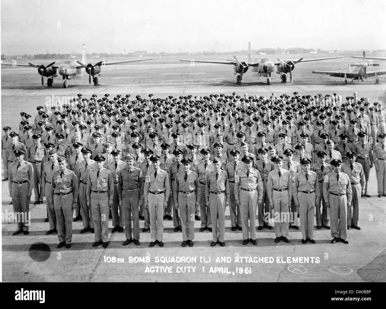 The 108th Bombardment Squadron was activated in 1951 during the Korean ...