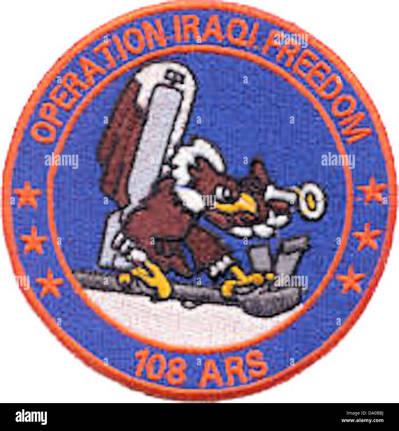 108th Expeditionary Air Refueling Squadron - OIF Emblem Stock Photo - Alamy