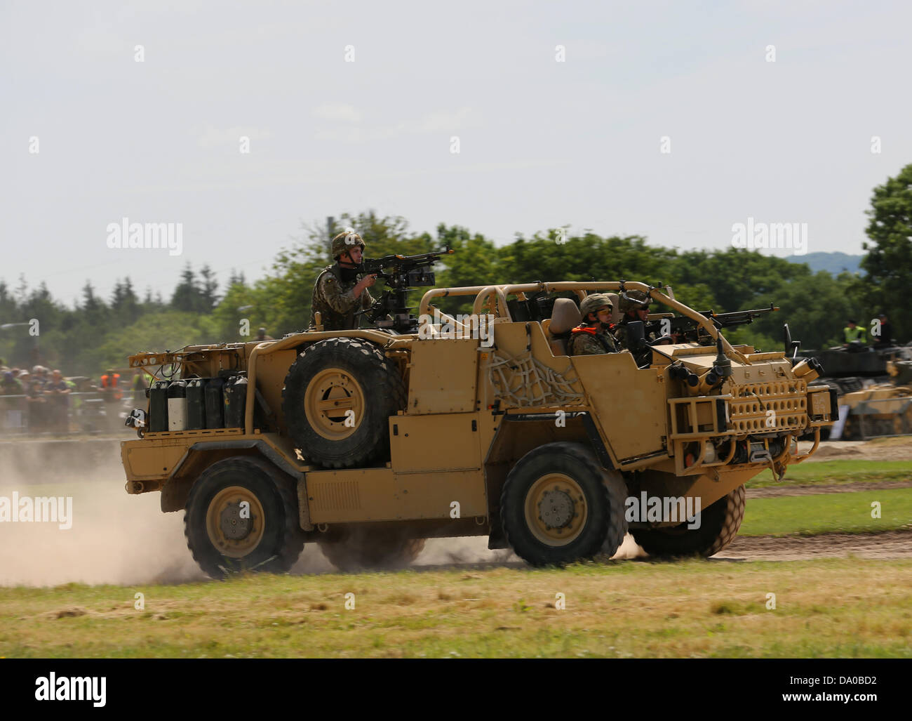 Bovington, UK. 29th June, 2013. Jackal is well-armed light patrol ...