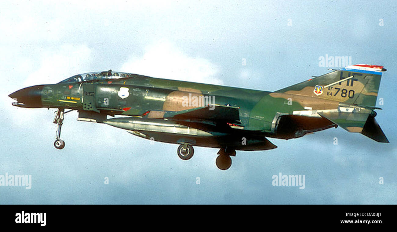 The 113th Tactical Fighter Squadron, flying the McDonnell F-4C Phantom ...