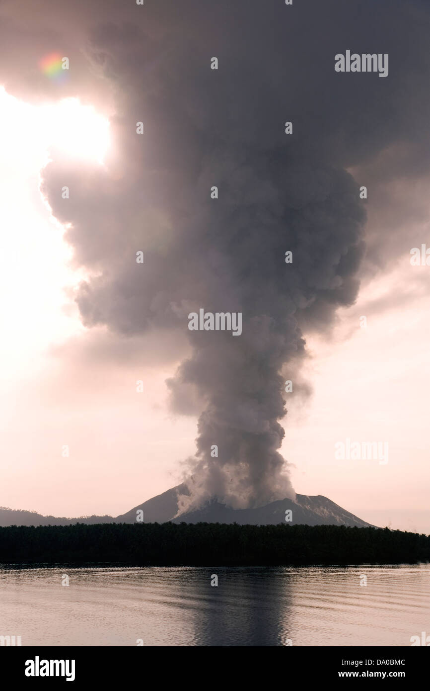 Mt. Tavurvur volcanoe, Rabaul, New Britain Island, Papua New Guinea ...
