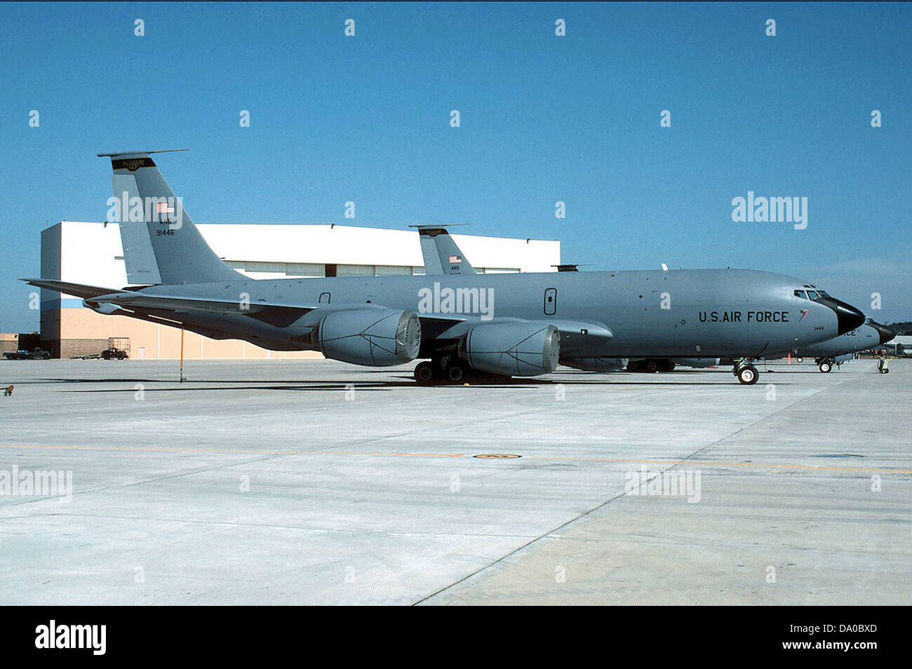 153d Air Refueling Squadron KC-135E 59-1446 Stock Photo - Alamy